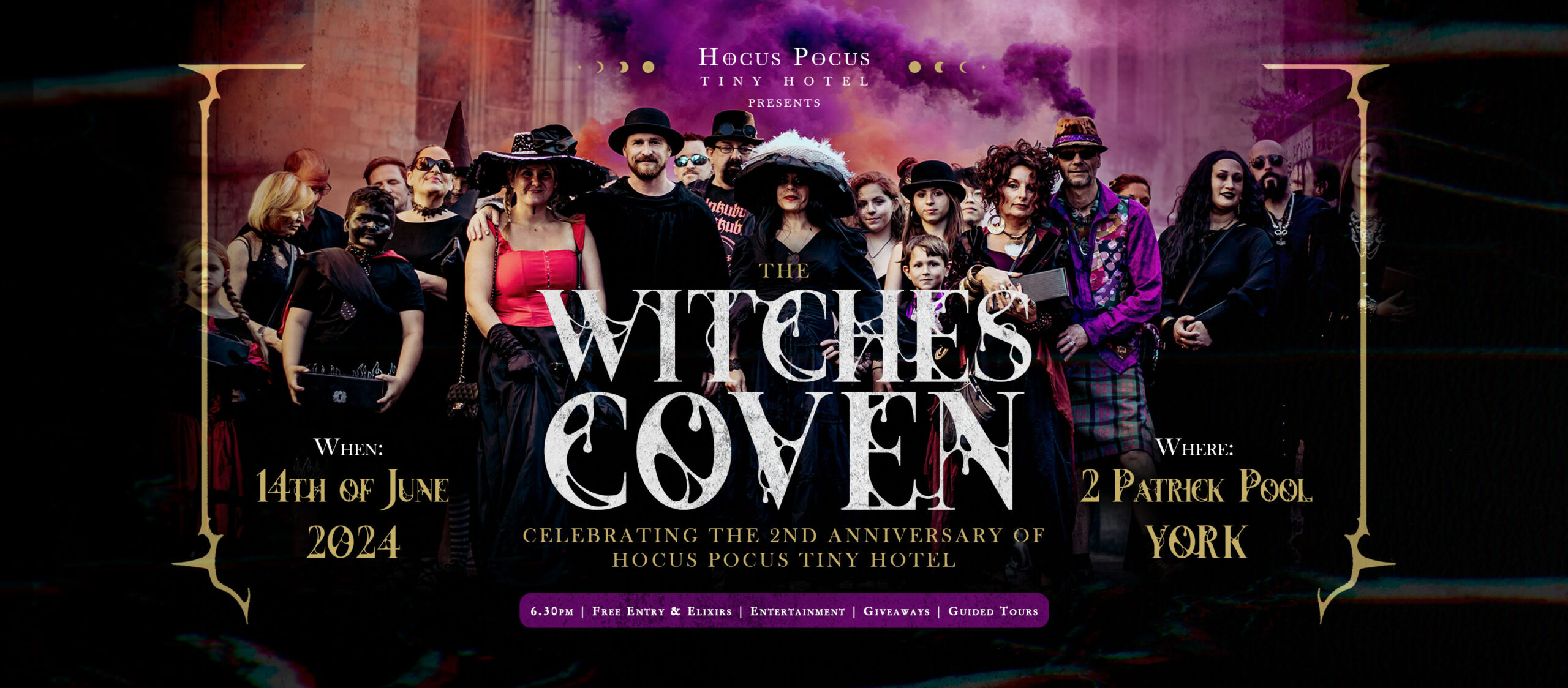 Hocus Pocus Tiny Hotel | Witches Coven Event | York 2024